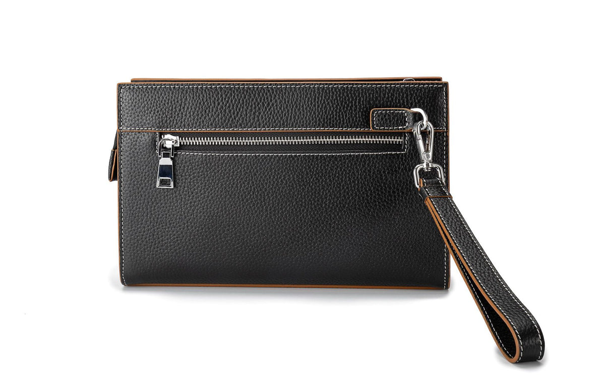 The PowerSense™ Pro Clutch - Top Layer Cowhide Clutch – Camel Mountain