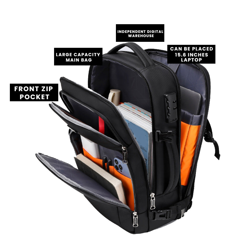 The ZenSack™ Turbo Backpack - Men's Large Capacity Business Trip ...