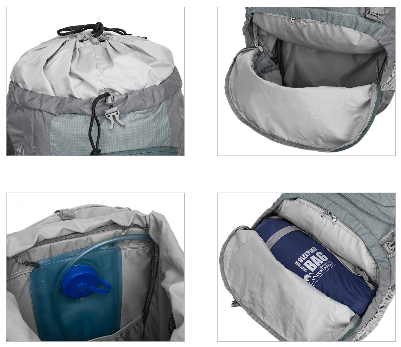 The Mountaineer 70L Hiking Camping Backpack Waterproof Backpack – Camel ...